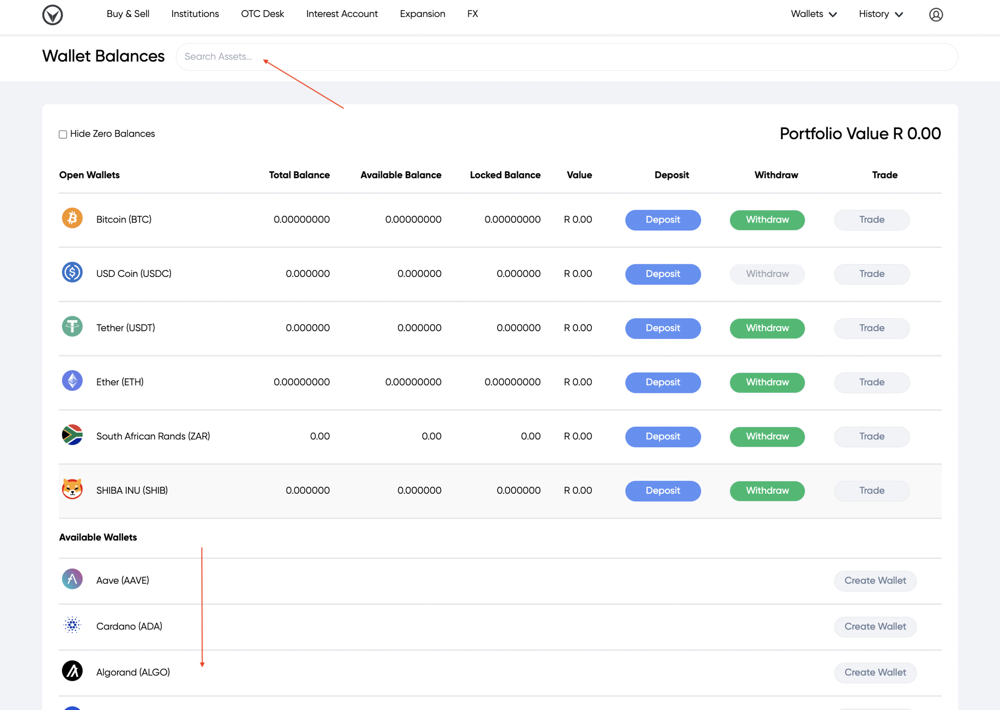 HOW TO OPEN NEW WALLETS ON OVEX